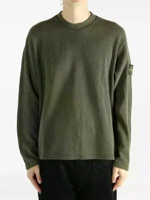 Stone Island Compass-motif Knit Sweater