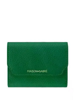 MAISON DE SABRE Leather Trifold Wallet - Green