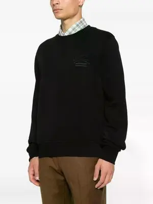 Etro Embroidered Crew Neck Sweatshirt