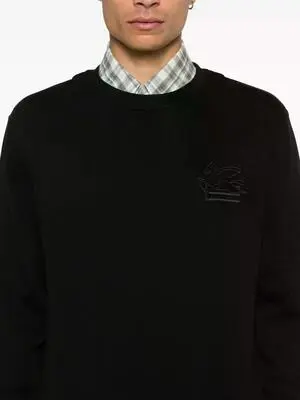 Etro Embroidered Crew Neck Sweatshirt
