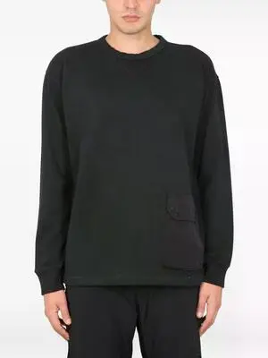 TEN C Pocket Detail Crew-neck Sweatshirt