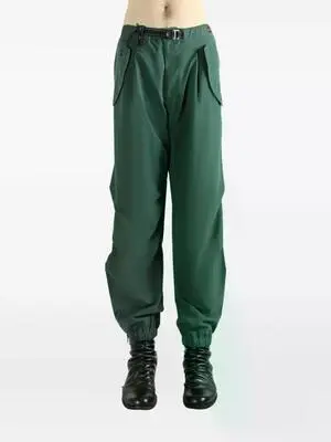 AND WANDER Belted-waist Track Pants