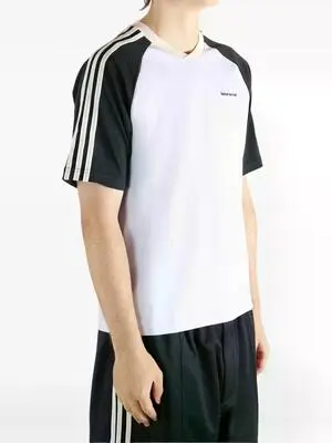 Adidas Stripe-detailing T-shirt