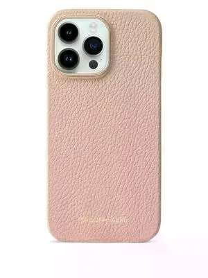 MAISON DE SABRE Iphone 15 Pro Max Leather Phone Case - Neutrals