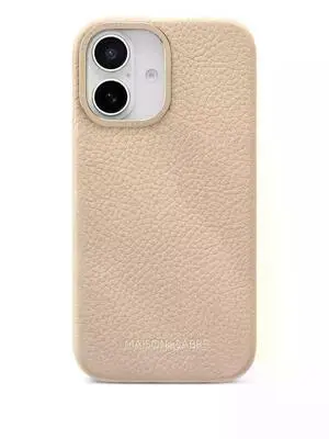 MAISON DE SABRE Leather Phone Case - Neutrals