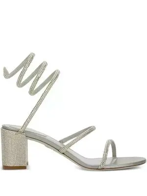 Rene Caovilla Spiral Embellished Sandals
