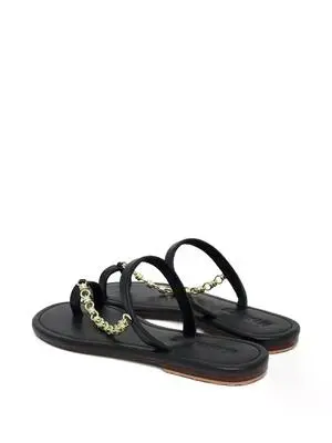 Mystique Chain-detail Leather Sandals