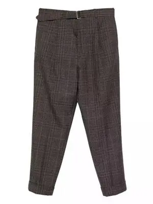 Officine Générale Belted Check Trousers