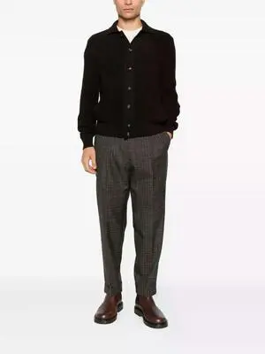 Officine Générale Belted Check Trousers