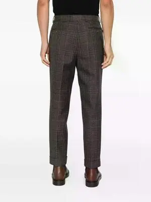 Officine Générale Belted Check Trousers