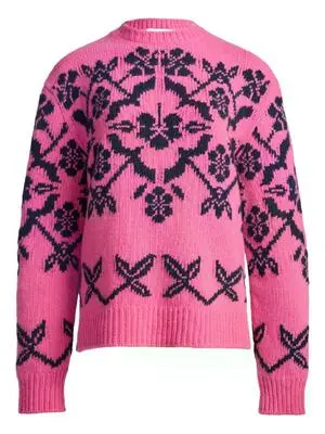 HIGH SPORT Patterned Intarsia Jumper