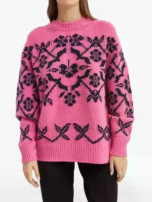 HIGH SPORT Patterned Intarsia Jumper
