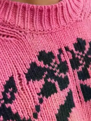 HIGH SPORT Patterned Intarsia Jumper