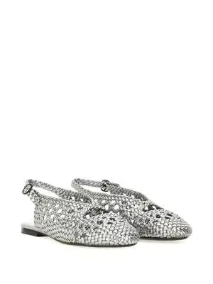 Hereu Woven Strap Ballet Flats