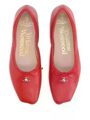 VIVIENNE WESTWOOD Orb-plaque Ballerina Flats