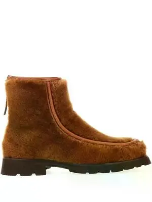 Hereu Zip Detail Boots - Brown