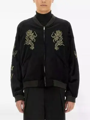 SASQUATCHFABRIX Dragon-embroidered Bomber Jacket