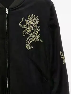 SASQUATCHFABRIX Dragon-embroidered Bomber Jacket