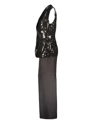 Junya Watanabe Sleeveless Sarong Skirt Dress