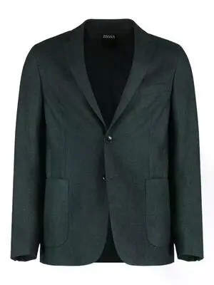 Zegna Notched-lapel Blazer - Green