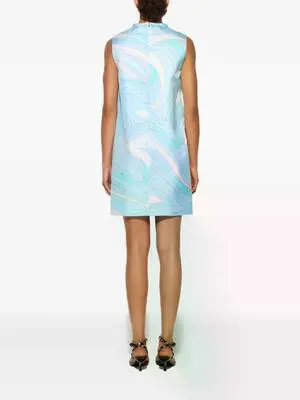 Emilio Pucci Marmo-print Mini Dress