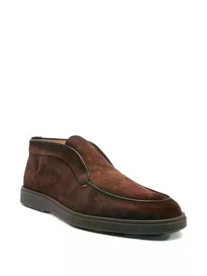 Santoni Suede Desert Boots - Brown