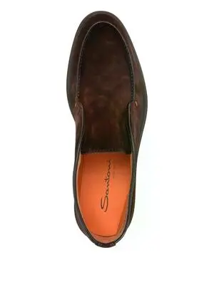Santoni Suede Desert Boots - Brown