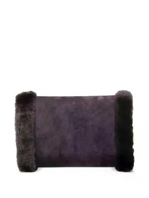 AMATO DANIELE Fur-trim Satchel With Chain Strap