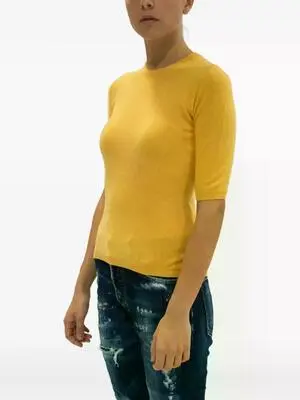 LA ROSE Crew-neck Cashmere Sweater