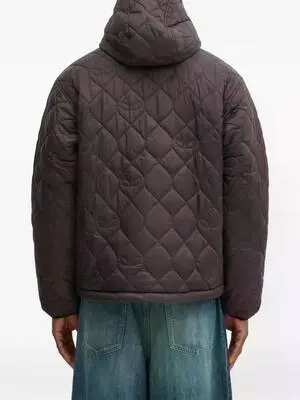 NO PROBLEMO Quilted Hooded Jacket