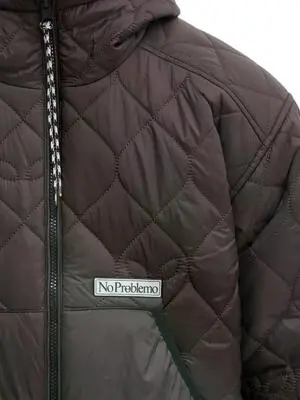 NO PROBLEMO Quilted Hooded Jacket