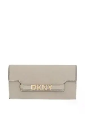 Dkny Logo-lettering Wallet - Neutrals