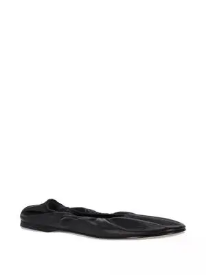 Dear Frances Scrunch-effect Ballerina Flats