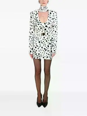 ROWEN ROSE Dalmatian Mini Dress