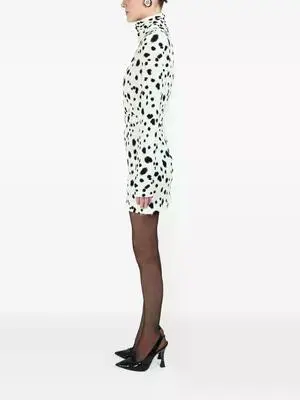ROWEN ROSE Dalmatian Mini Dress
