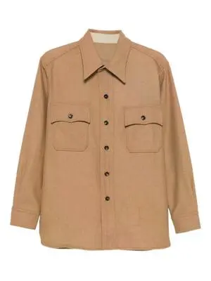 FORTELA Button Overshirt - Neutrals