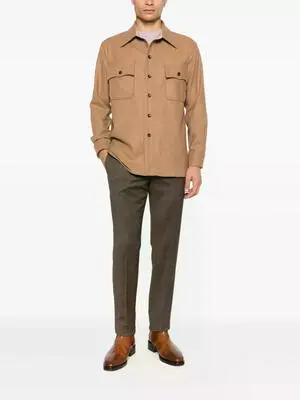 FORTELA Button Overshirt - Neutrals