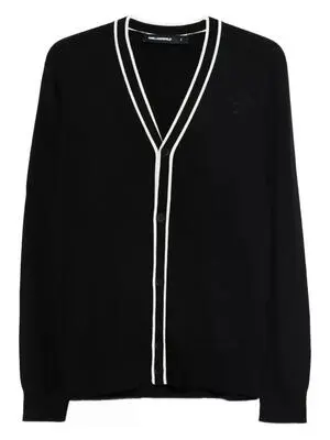 Karl Lagerfeld Logo-motif Cardigan