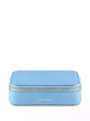 MAISON DE SABRE Leather Jewellery Case - Blue