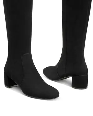 STUART WEITZMAN Maeve Zip Boots - Black