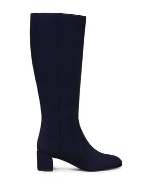 STUART WEITZMAN Maeve Zip Boots - Nice Blue