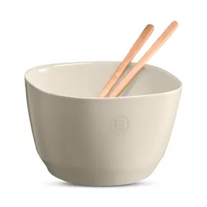 EMILE HENRY 2.5 Quart Salad Bowl - Clay