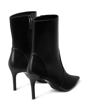STUART WEITZMAN Power 75 Zip Booties - Black
