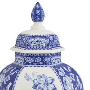 SPODE Blue Room Floral Ginger Jar