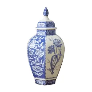 SPODE Blue Room Floral Ginger Jar