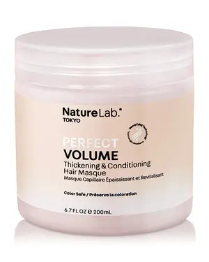 NATURELAB TOKYO Perfect Volume Thickening & Conditioning Hair Masque 6.7 Oz - No Color
