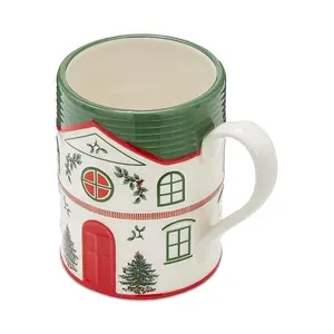 SPODE Christmas Tree Christmas Village Mug