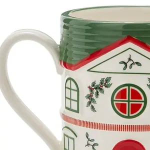 SPODE Christmas Tree Christmas Village Mug