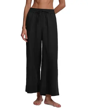 Polo Ralph Lauren Smocked Pull On Swim Cover-up Pants - Black