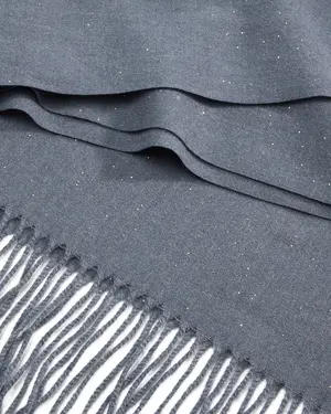 FRAAS V Solid Sparkle Scarf Exclusive - Denim